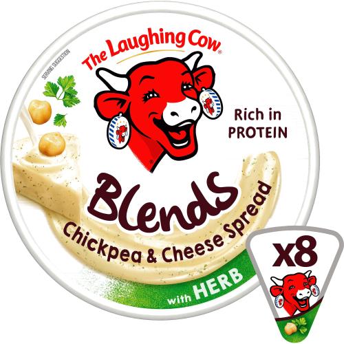 Laughing Cow Blends Chickpea Cheese And Herbs 8 X 133g Compare Prices
