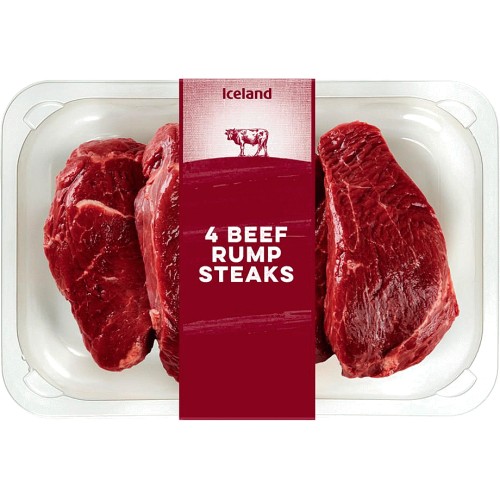 Iceland 4 Beef Rump Steaks - Compare Prices & Where To Buy - Trolley.co.uk
