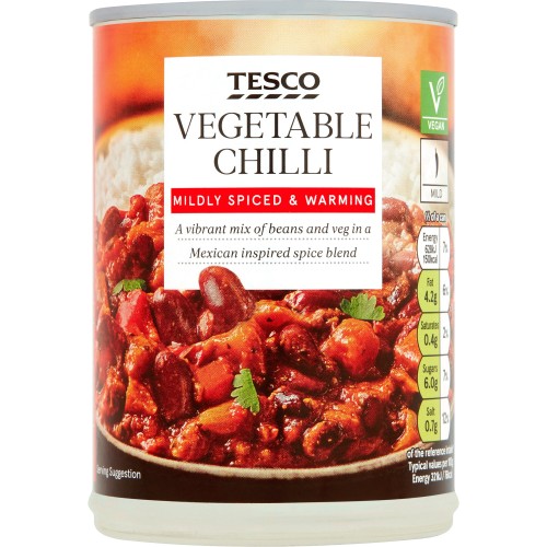 Tesco Vegetable Chilli (392g) - Compare Prices & Where To Buy - Trolley ...