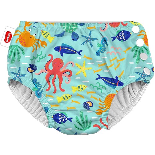 Huggies Little Swimmers Reusable Swim Nappy Size 5-6 (15kg+) Under the ...