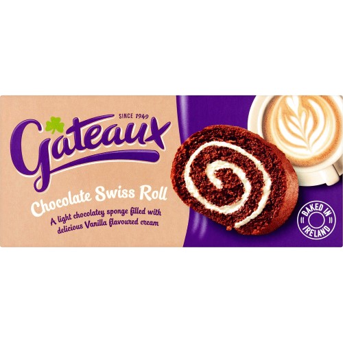 Gateaux Chocolate Swiss Roll - Compare Prices & Where To Buy - Trolley ...