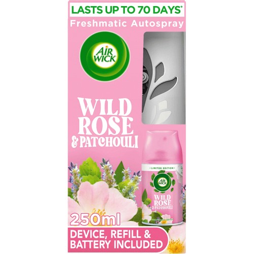 Air Wick Wild Rose & Patchouli Scented Oil Electrical Plug In Diffuser ...