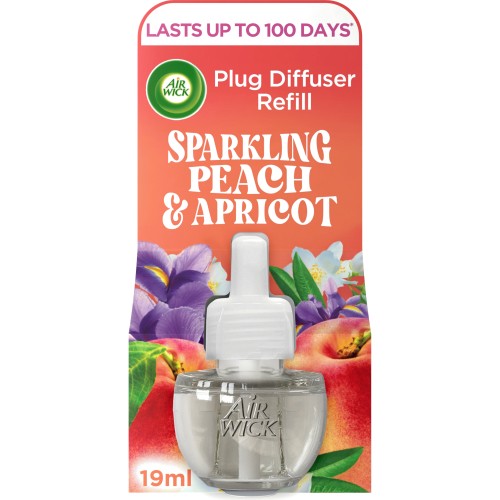 Airwick Essential Oils Plug In Refill Sparkling Peach (19ml) - Compare ...