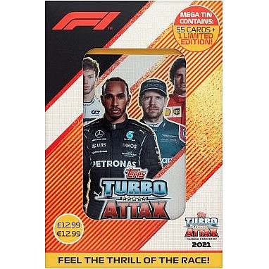Topps Turbo Attax F1 2021 Trading Cards Mega Tin - Compare Prices ...