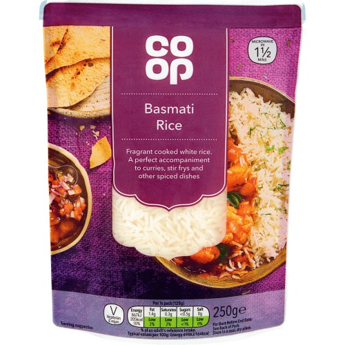 Co Op Basmati Rice (250g) - Compare Prices & Where To Buy - Trolley.co.uk