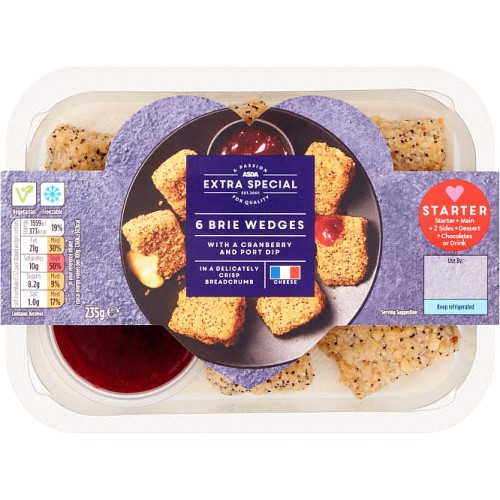 ASDA Extra Special 6 Brie Wedges (235g) - Compare Prices & Where To Buy ...