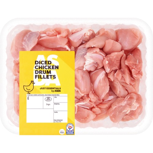 ASDA Just Essentials Diced Chicken Drum Fillets (400g) - Compare Prices ...
