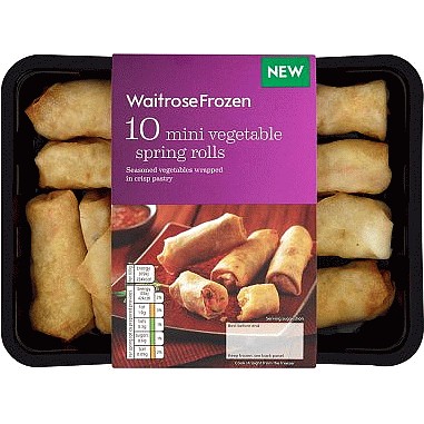 ASDA 10 Mini Vegetable Spring Rolls (180g) - Compare Prices & Where To ...