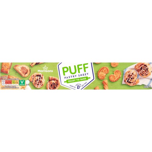 Morrisons Ready Roll Puff Pastry (320g) - Compare Prices & Where To Buy ...