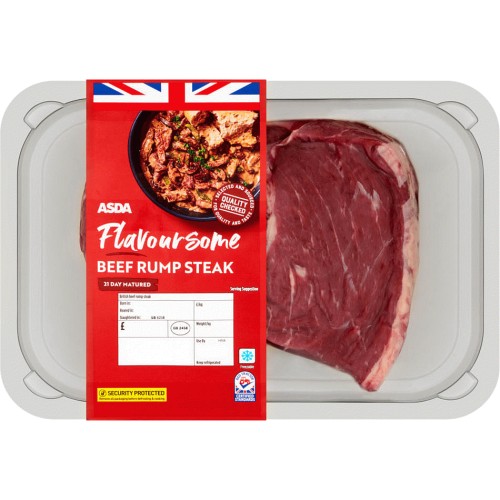 ASDA Sticky Sweet XL Bourbon BBQ Beef Rump Steak (450g) - Compare ...