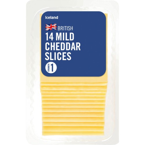 Iceland British 14 Mild Cheddar Slices (350g) - Compare Prices & Where ...