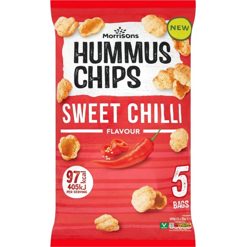 Morrisons Sweet Chilli Hummus Chips (5 x 20g) - Compare Prices & Where ...