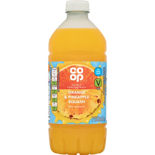 Co-op Orange & Pineapple Squash (750ml) - Compare Prices & Where To Buy ...