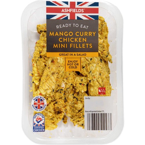 Ashfields Ready To Eat Mango Curry Chicken Mini Fillets (170g ...