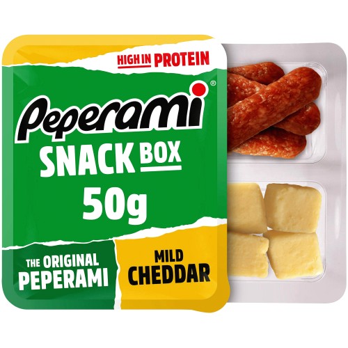 Slim Jims Peperami Original Beef Bar Box Of 14 X 20g Pepperoni Sticks