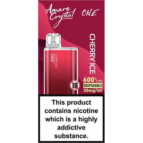 SKE Amare Crystal One Cherry Ice Disposable Vape (20mg) - Compare ... SKE Amare Crystal One Cherry Ice Disposable Vape (20mg) - Compare ...