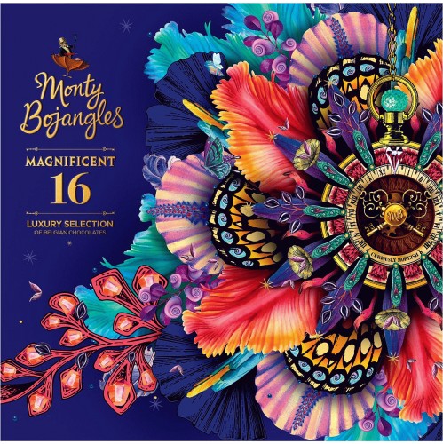Monty Bojangles Magnificent 16 Chocolate Box (226g) - Compare Prices ...