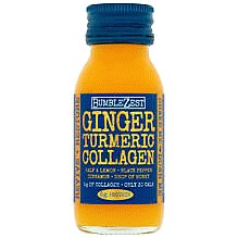 Revive & Restore Ginger Turmeric and Collagen Drink (Bumblezest) (60ml ...