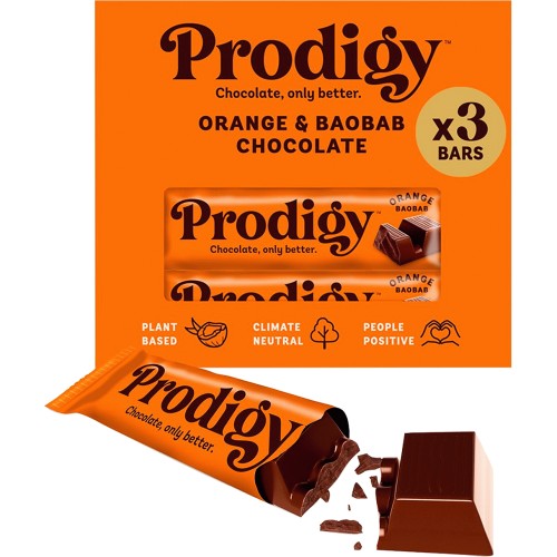 Prodigy Chunky Orange Chocolate Bar Multipack (3 x 35g) - Compare ...