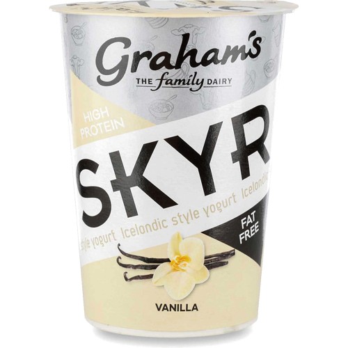 Graham's The Family Dairy Skyr Vanilla Icelandic Style Yogurt (450g ...