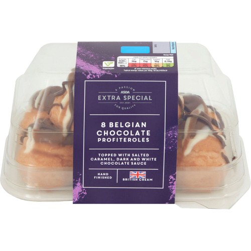 ASDA Extra Special 8 Belgian Chocolate Profiteroles (8) - Compare ...
