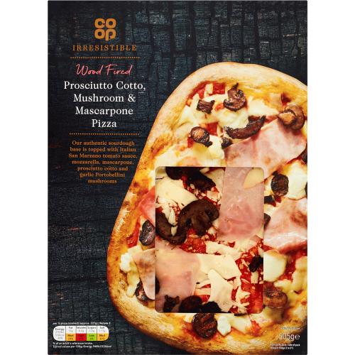 Co-op Irresistible Wood Fired Prosciutto Cotto Mushroom & Mascarpone ...
