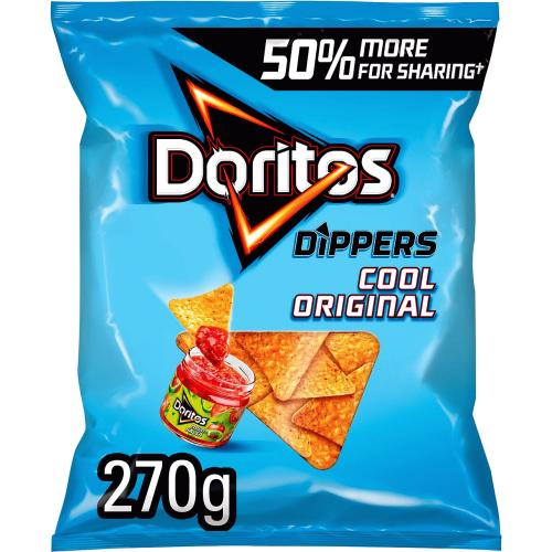 Doritos Dippers Cool Original Sharing Tortilla Chips (270g) - Compare ...