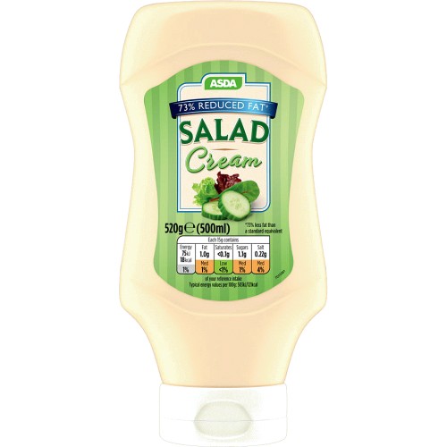 ASDA Salad Cream 73% Reduced Fat (520g) - Compare Prices & Where To Buy ...