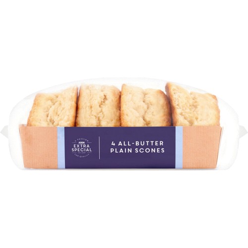 ASDA Extra Special 4 All-Butter Plain Scones (4) - Compare Prices ...