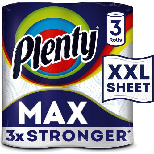 Plenty Extra Large Kitchen Roll 225 Sheets (3) - Compare Prices & Where ...