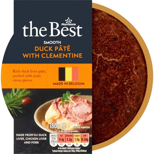 Morrisons The Best Duck Pate with Clementine (180g) - Compare Prices ...
