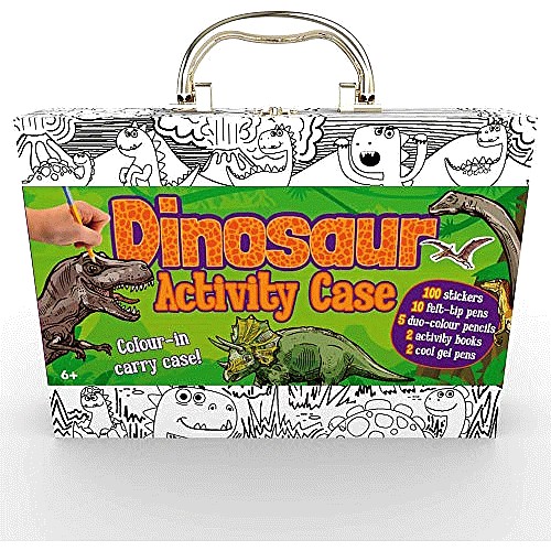 Bookoli Dinosaur Activity Case Fun Activity Set for Kids Dinosaur Gift ...
