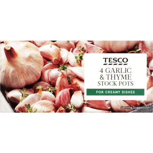 Tesco Garlic & Thyme Stock Pots (112g) - Compare Prices & Where To Buy ...