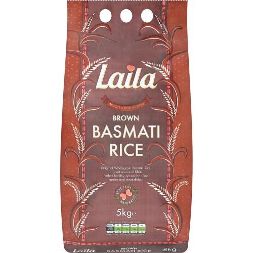 Laila Brown Basmati Rice (5kg) - Compare Prices & Where To Buy ...