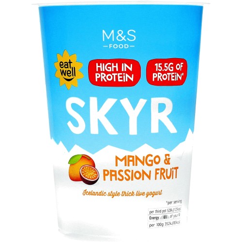 M&S Eat Well Skyr Mango & Passionfruit Yogurt (450g) - Compare Prices ... M&S Eat Well Skyr Mango & Passionfruit Yogurt (450g) - Compare Prices ...