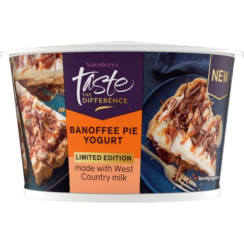 Sainsbury's Banoffee Pie Yogurt Limited Edition Taste the Difference ...