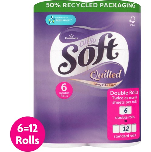 Morrisons Quilted Double Toilet Rolls - Compare Prices & Where To Buy ...