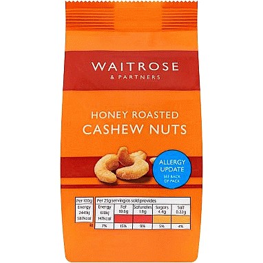 Waitrose Honey Roast Cashews (100g) - Compare Prices & Where To Buy ...