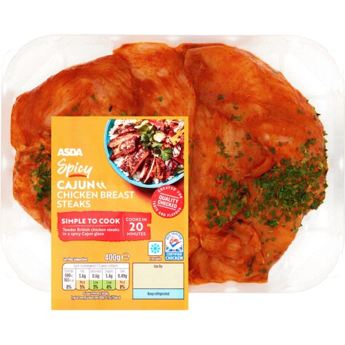 Asda Spicy Cajun Chicken Breast Steaks 400g Compare Prices And Where To Buy Uk