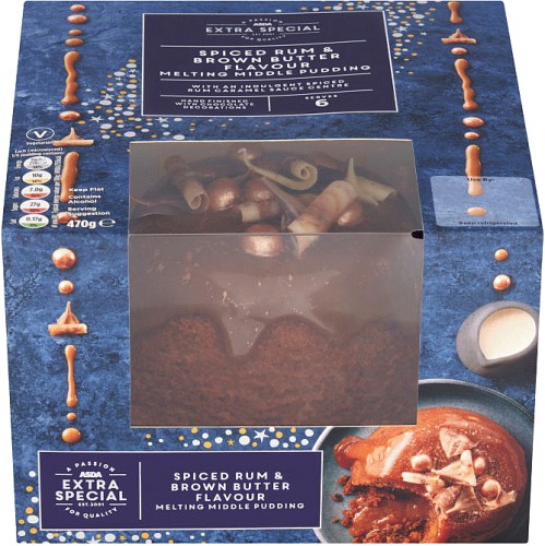 ASDA Extra Special Spiced Rum & Brown Butter Flavour Melting Middle ...