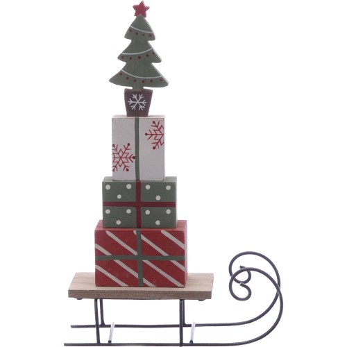 Wooden Sleigh Christmas Room Decoration - Compare Prices & Where To Buy ...