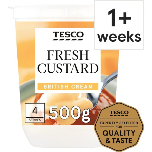 Tesco Fresh Custard (500g) - Compare Prices & Where To Buy - Trolley.co.uk
