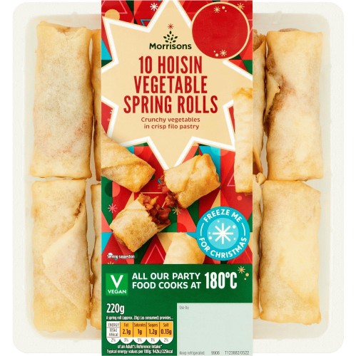 Morrisons Vegetable Spring Rolls (220g) - Compare Prices & Where To Buy ...