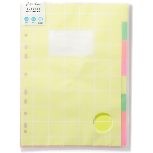 Paperchase Neon Dividers (8) - Compare Prices & Where To Buy - Trolley ...