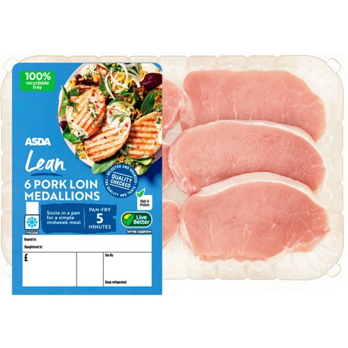 ASDA Lean 6 Pork Loin Medallions (450g) - Compare Prices & Where To Buy ...