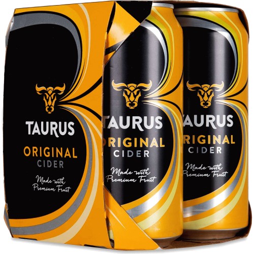 Taurus Cloudy Lemon Cider (4 x 440ml) - Compare Prices & Where To Buy ...