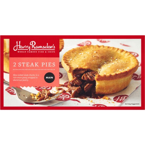 Harry Ramsden's 2 Steak Pies (240g) - Compare Prices & Where To Buy - Trolley.co.uk