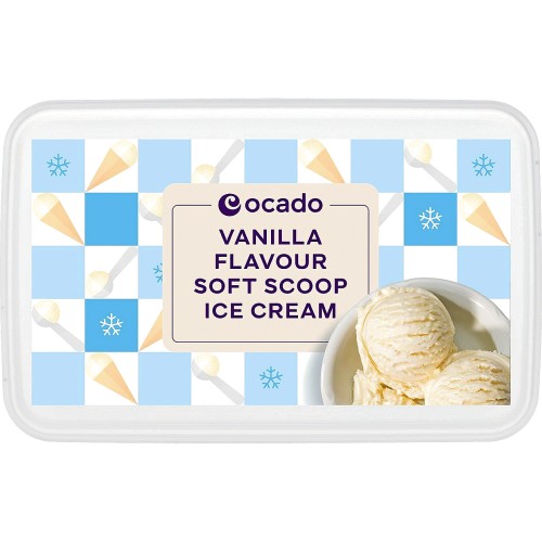 Ocado Vanilla Flavour Soft Scoop Ice Cream (2 Litre) - Compare Prices ...