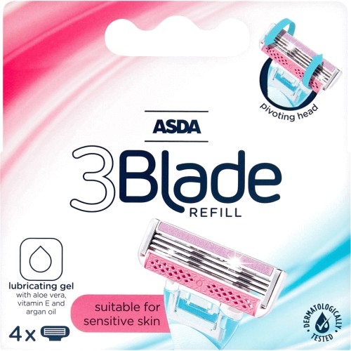 Sainsbury's Men Advance 3 Blade Refill (4) - Compare Prices & Where To ...