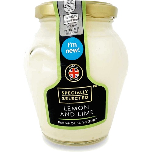 Specially Selected Lemon & Lime Farmhouse Yogurt (350g) - Compare ...